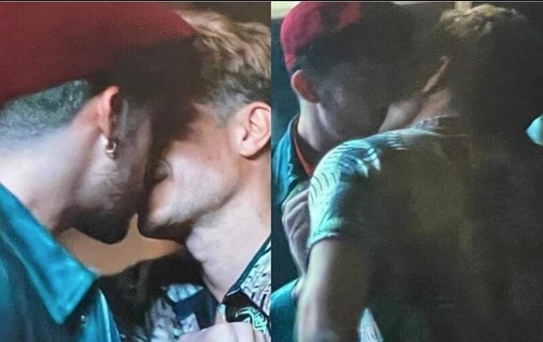 Bad Bunny y Gael García protagonizan un beso apasionado