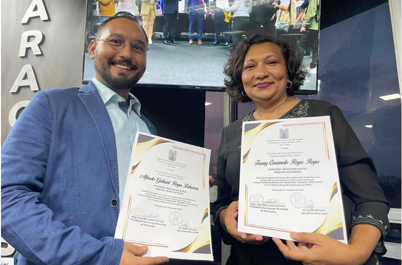 Fanny y Alfredo Reyes recibieron el Premio municipal de periodismo ...