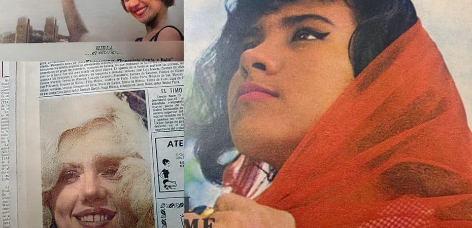 Recordemos en su juventud a: Mirla Castellanos, Mirtha Pérez y Nancy ...