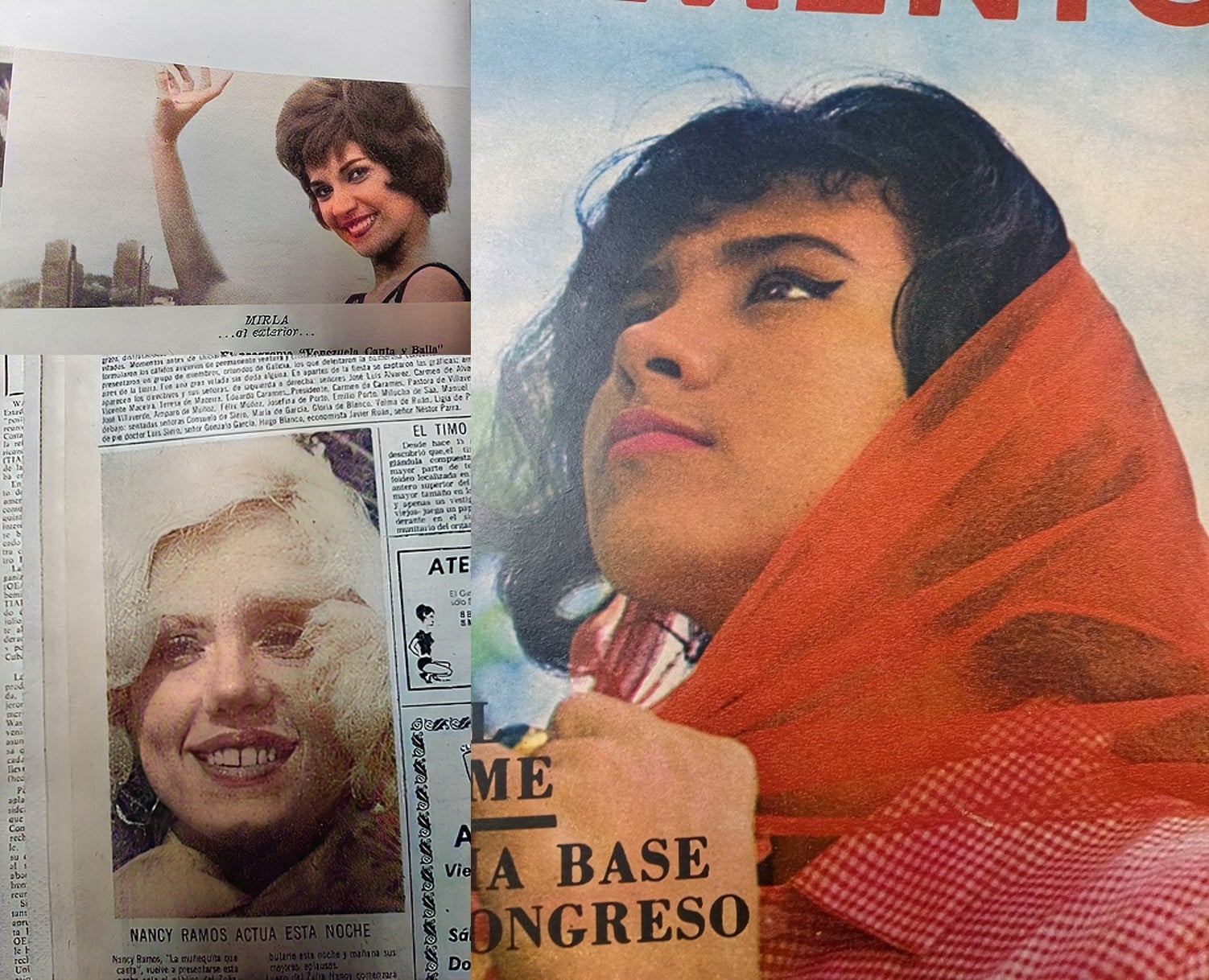 Recordemos en su juventud a: Mirla Castellanos, Mirtha Pérez y Nancy ...