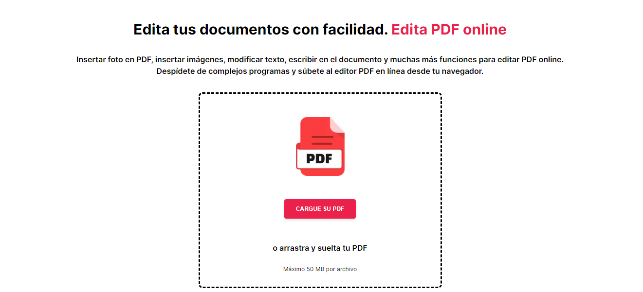 Cómo agregar imagen a PDF online con PDFBeast