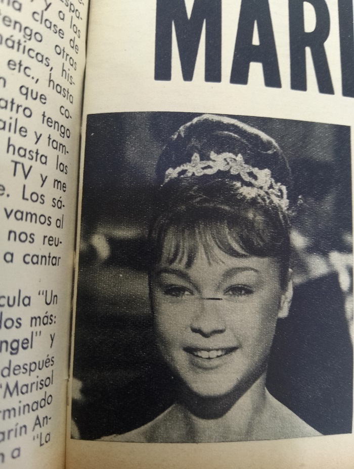 Marisol, la cantante española, no se pone vieja