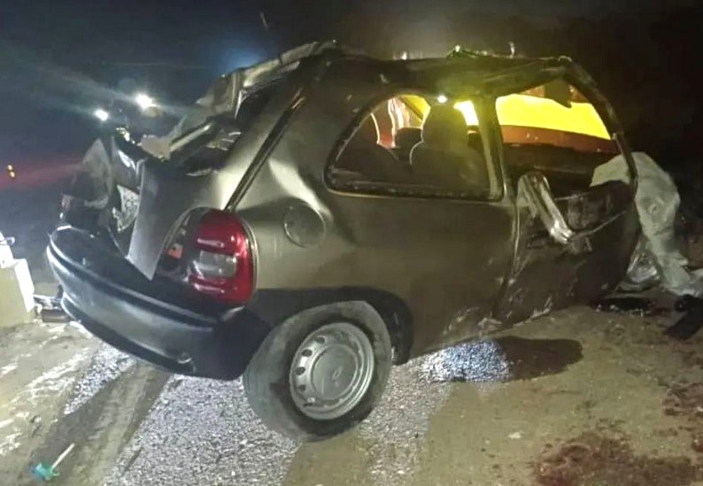 Diez heridos dejó choque de un Corsa contra un muro de contención en la vía Coro-Punto Fijo ...