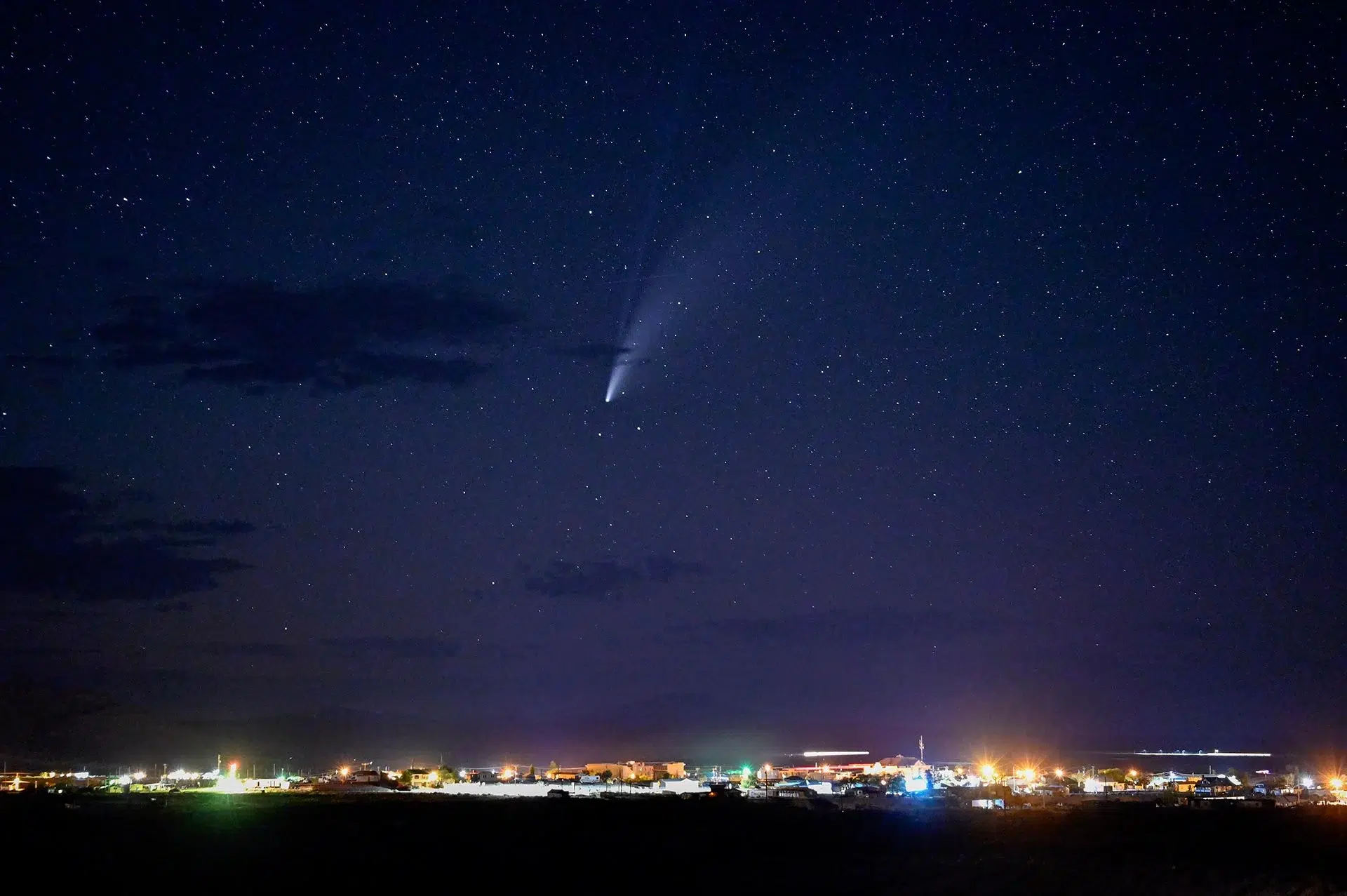 Así va el cometa Atlas en su paso por el cielo marabino
